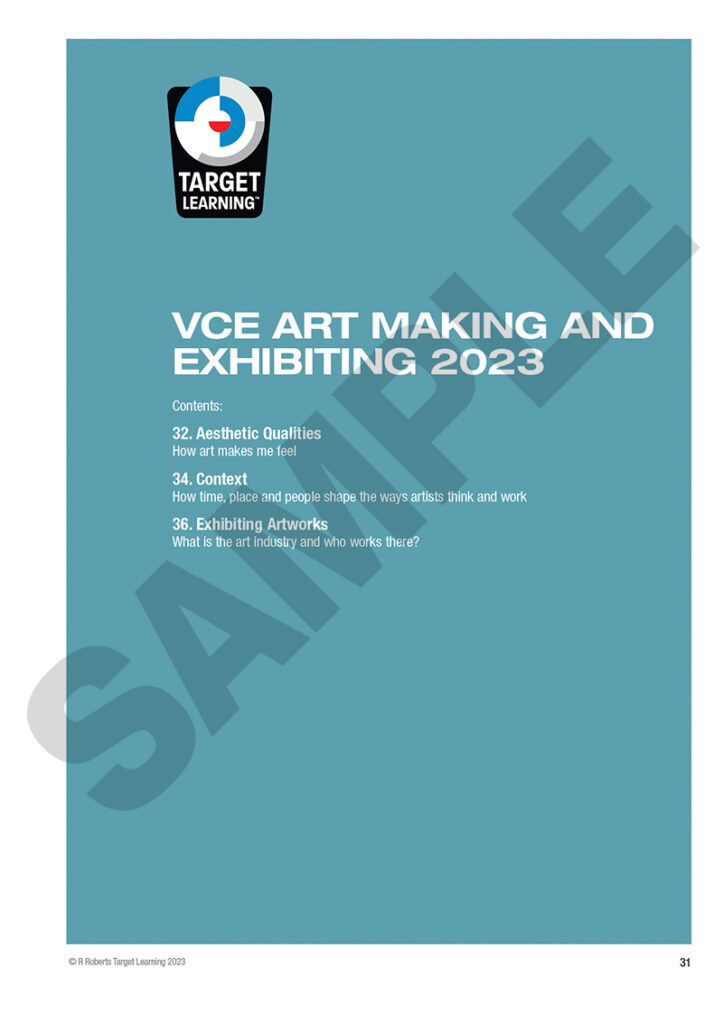 VCE Art CP & M&E Theory Reference Kit (pack 15 booklets) - Target Learning