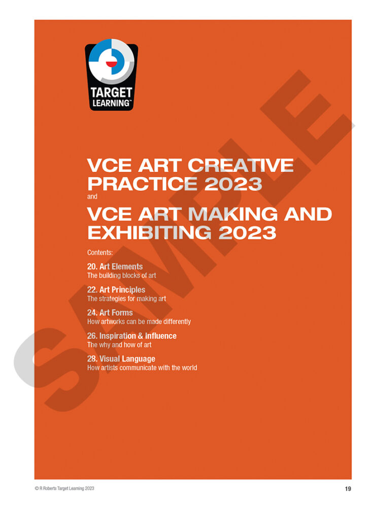 VCE Art CP & M&E Theory Reference Kit (pack 15 booklets) - Target Learning