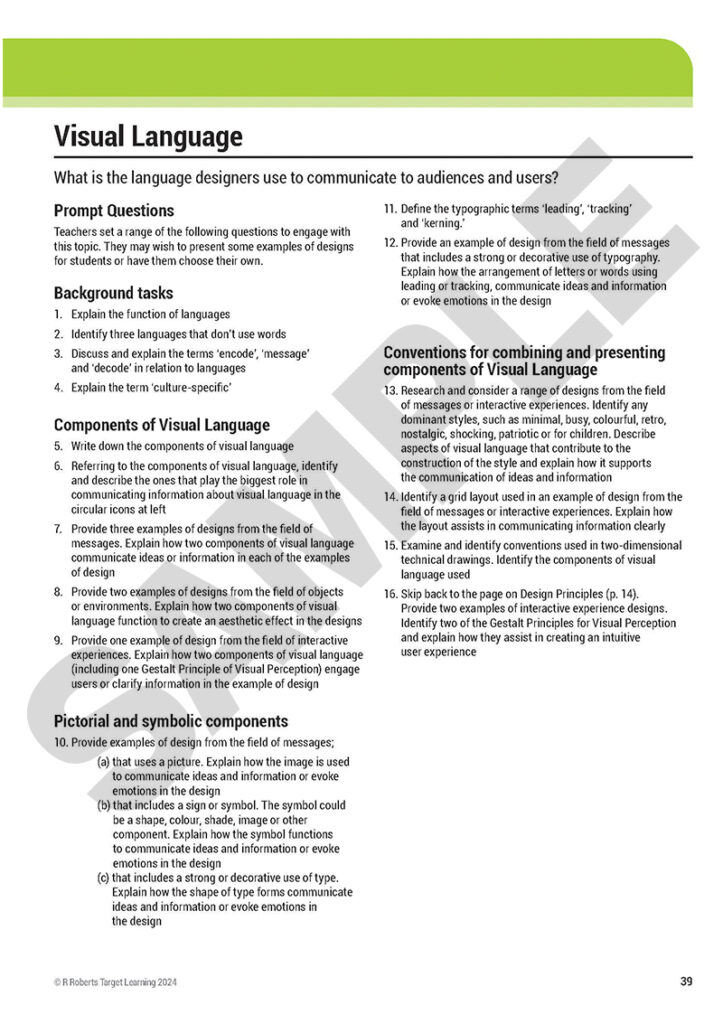 VCE VCD Theory Reference Kit (pack 15 booklets) - Target Learning