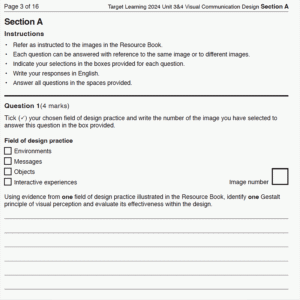 2024 VCD Unit 3 & 4 Trial Examination - Target Learning