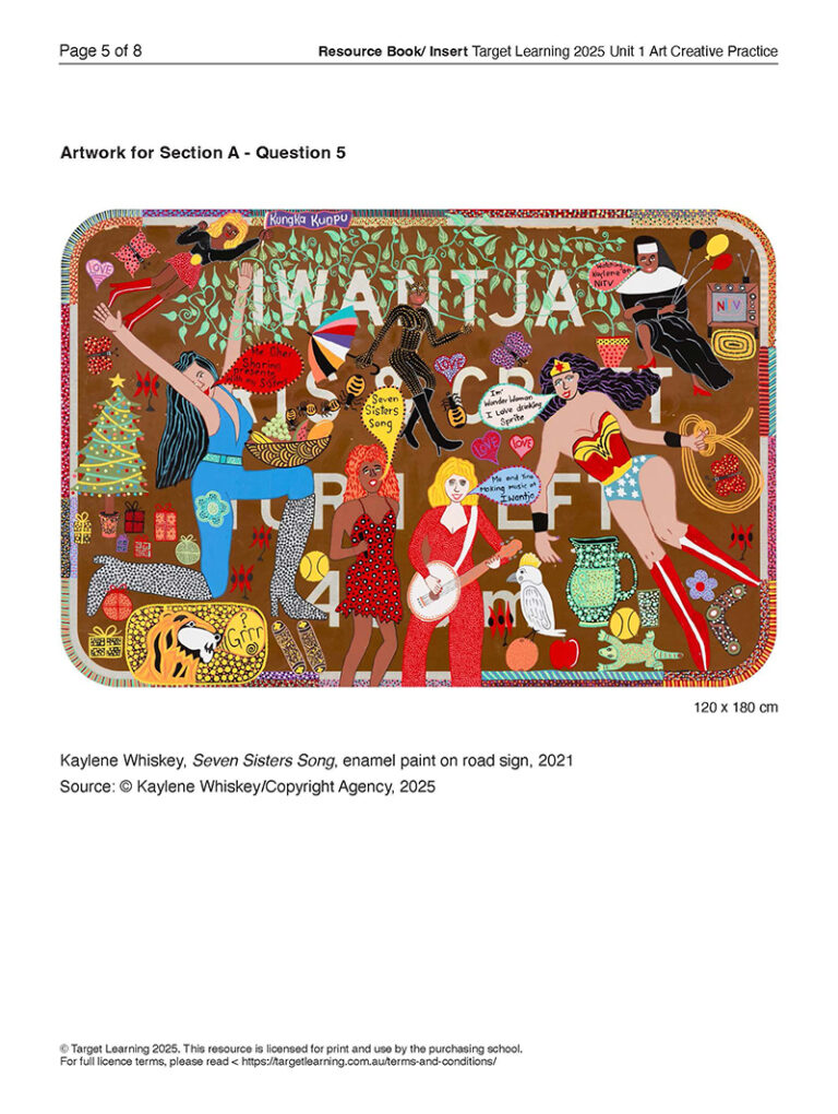 2025 Art Creative Practice Unit 1 Examination - Target Learning